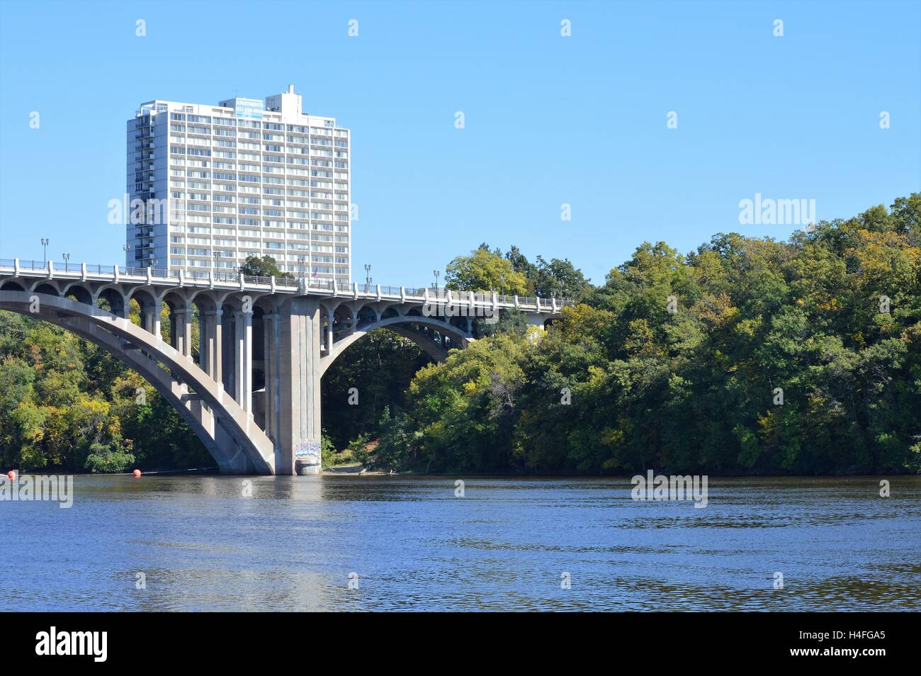 Ford Parkway Bridge in Minnesota Stock Photo - Alamy