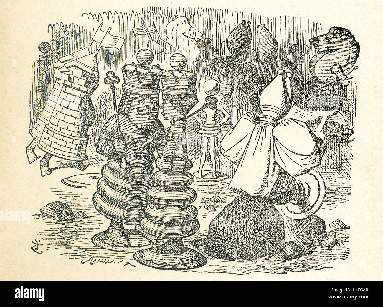 Alice in wonderland red queen hi-res stock photography and images - Alamy