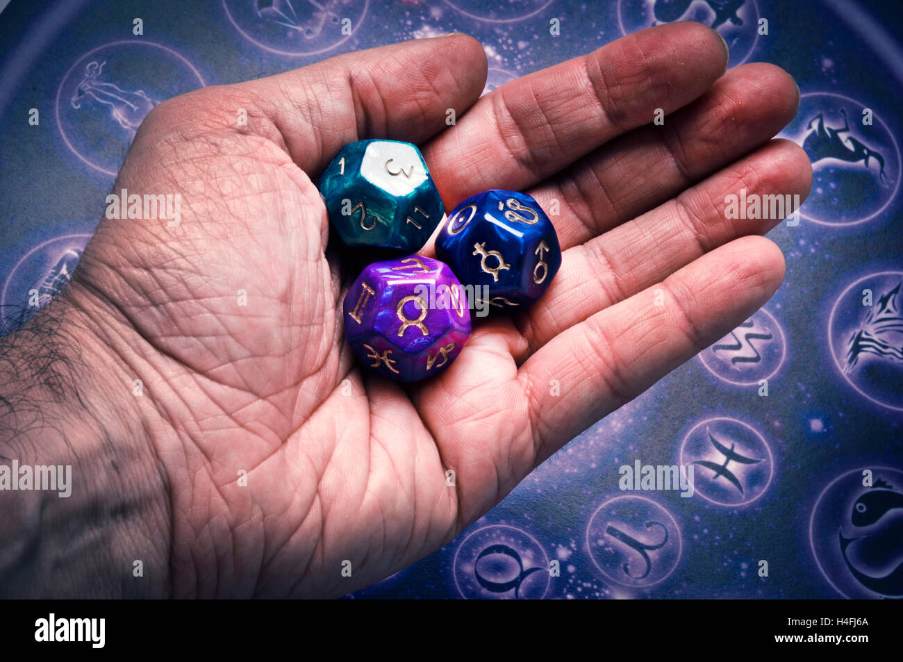 astrology and divination concept Stock Photo - Alamy