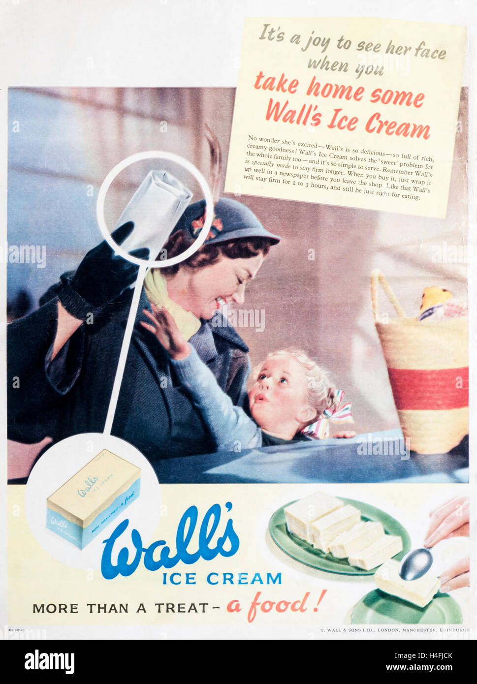 1950s adverts for food hi-res stock photography and images - Alamy