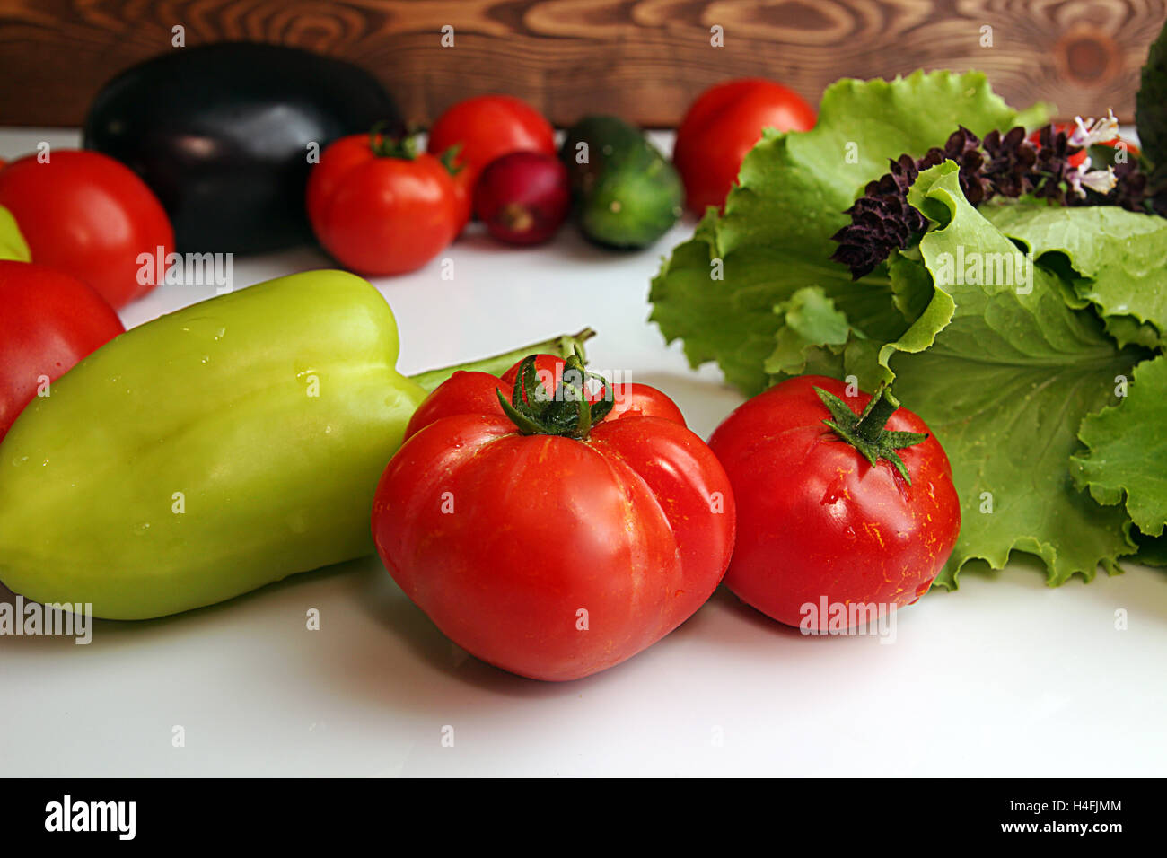 Collection fresh vegetables Stock Photo - Alamy