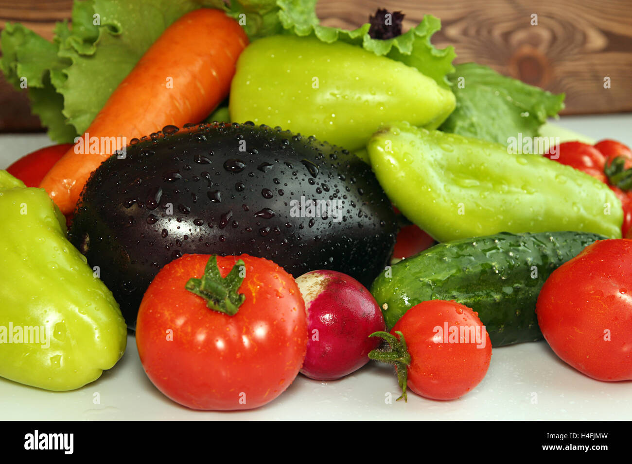 Collection fresh vegetables Stock Photo - Alamy