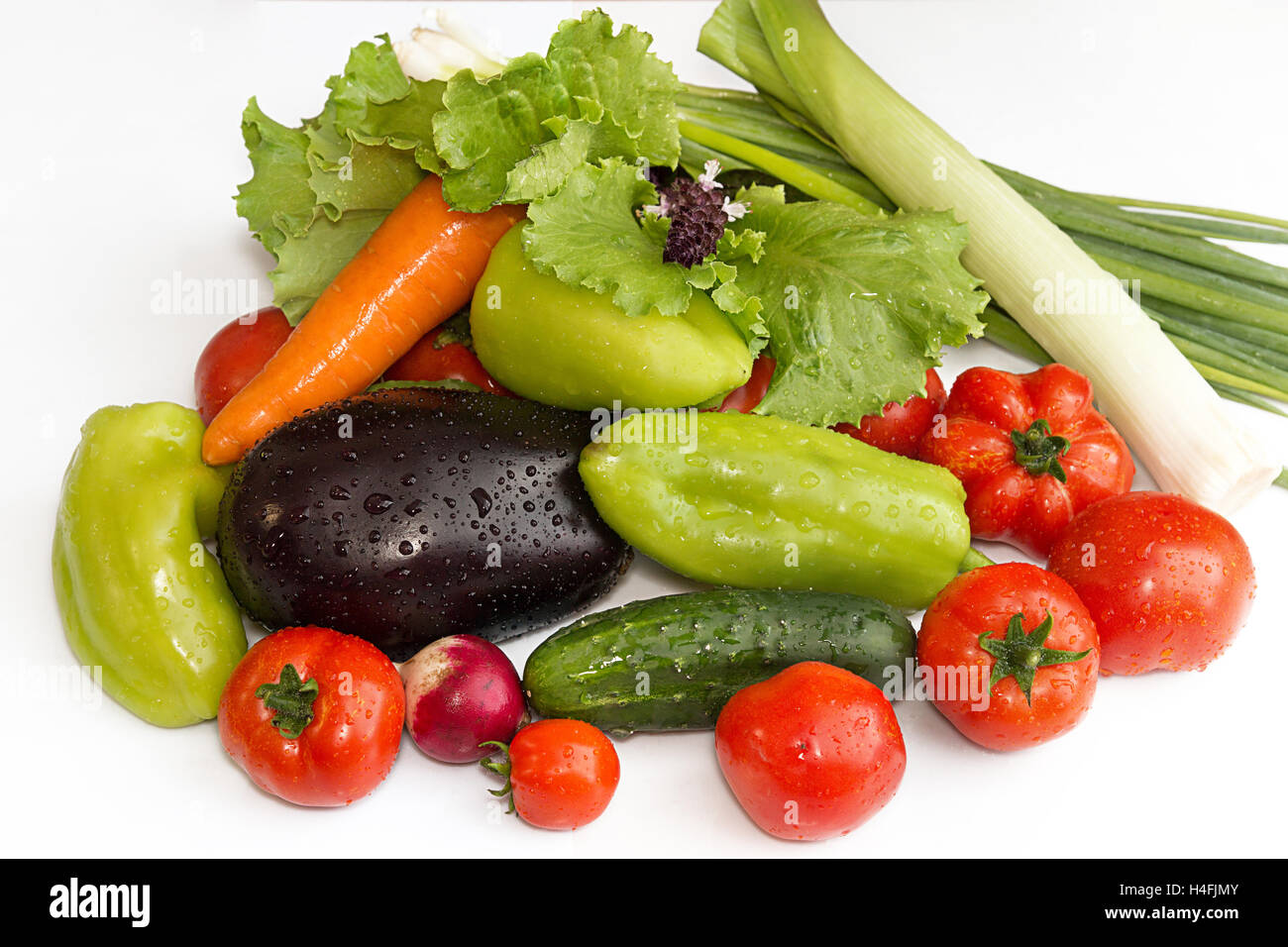 Collection fresh vegetables Stock Photo - Alamy