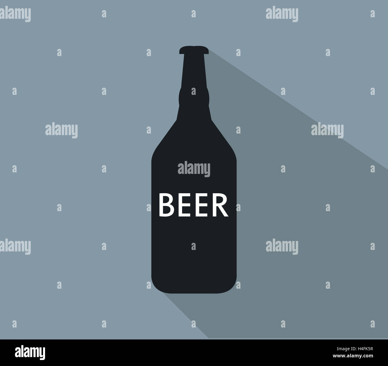 Beer bottle icon Stock Photo - Alamy