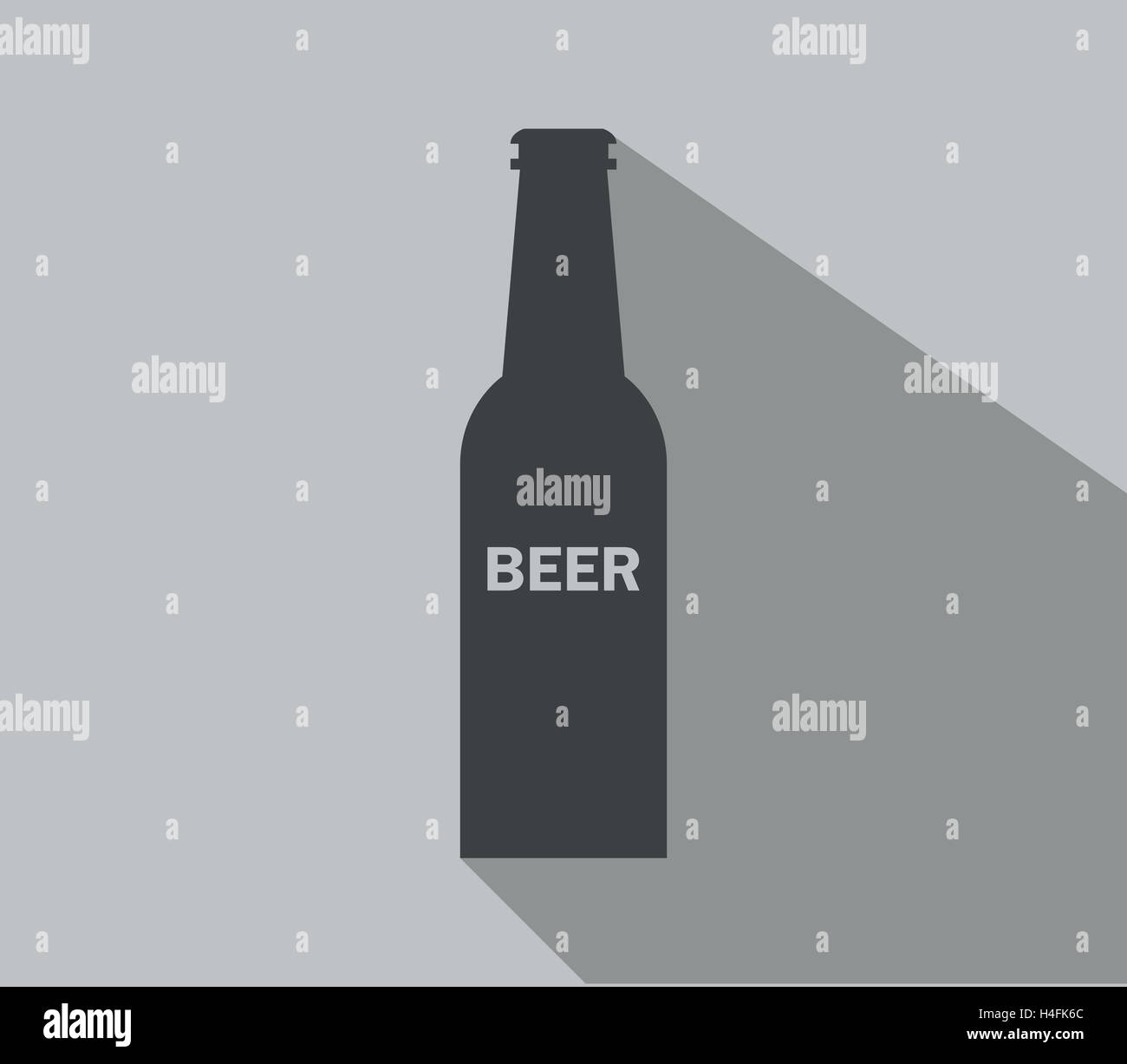 Beer bottle icon Stock Photo - Alamy