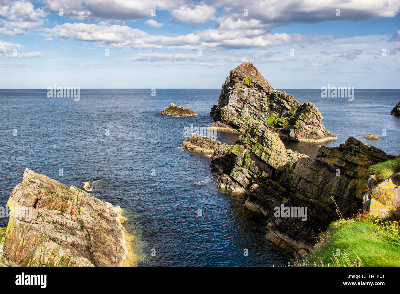 Bow fiddle rock in Scotland Stock Photo - Alamy