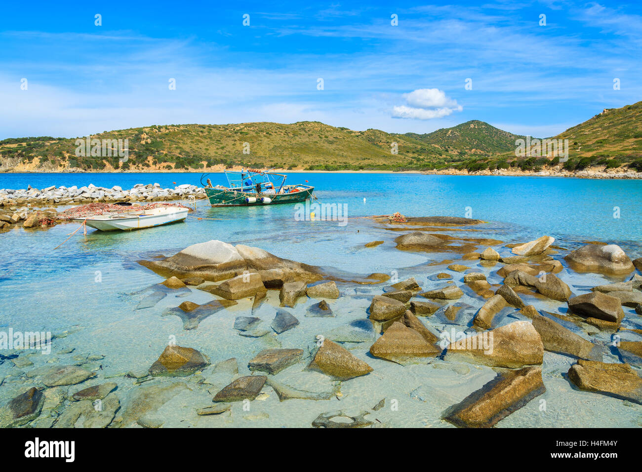 Sardinia traditional fishing boats hi-res stock photography and images ...