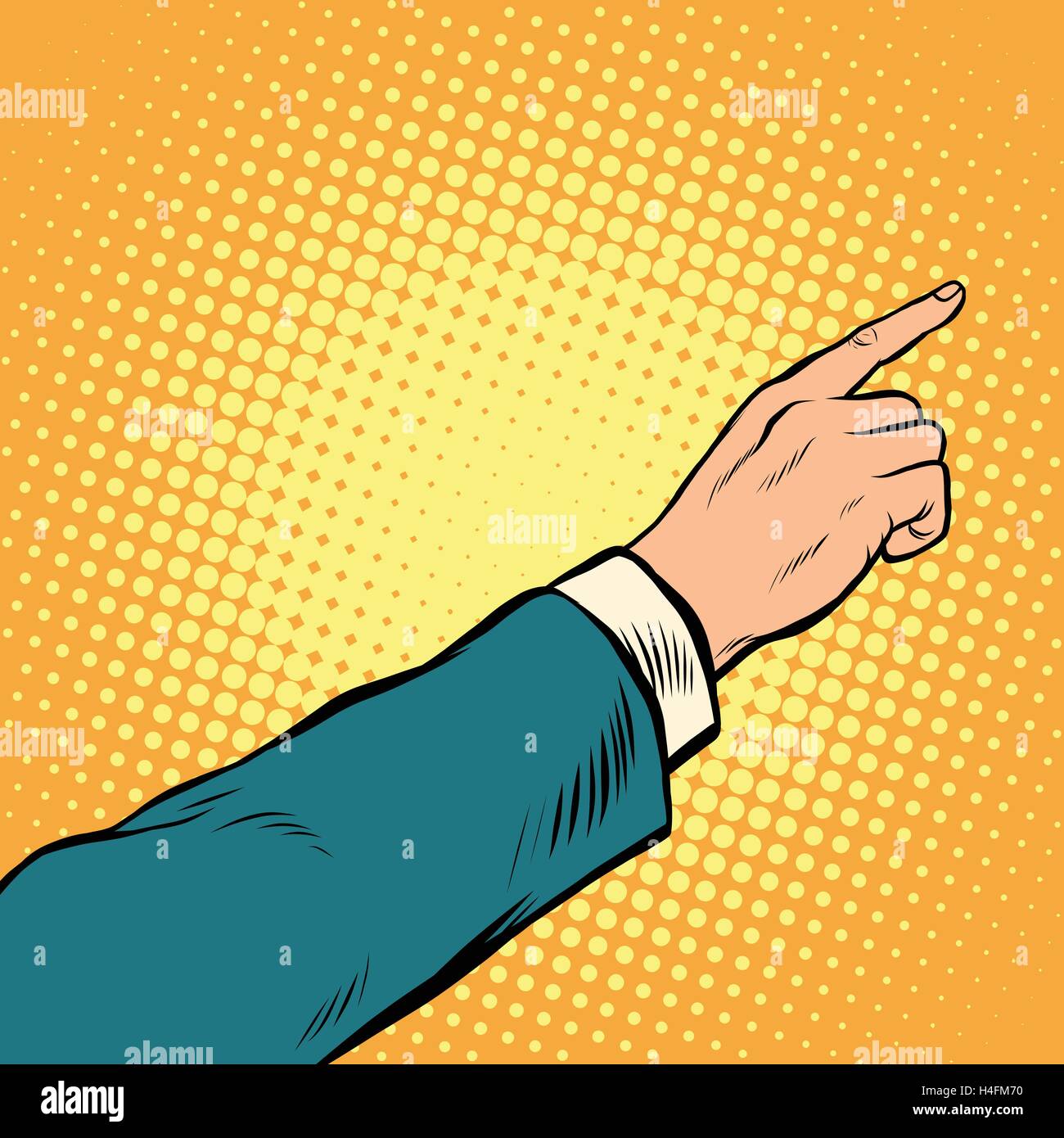 Hand pointing drawing hi-res stock photography and images - Alamy