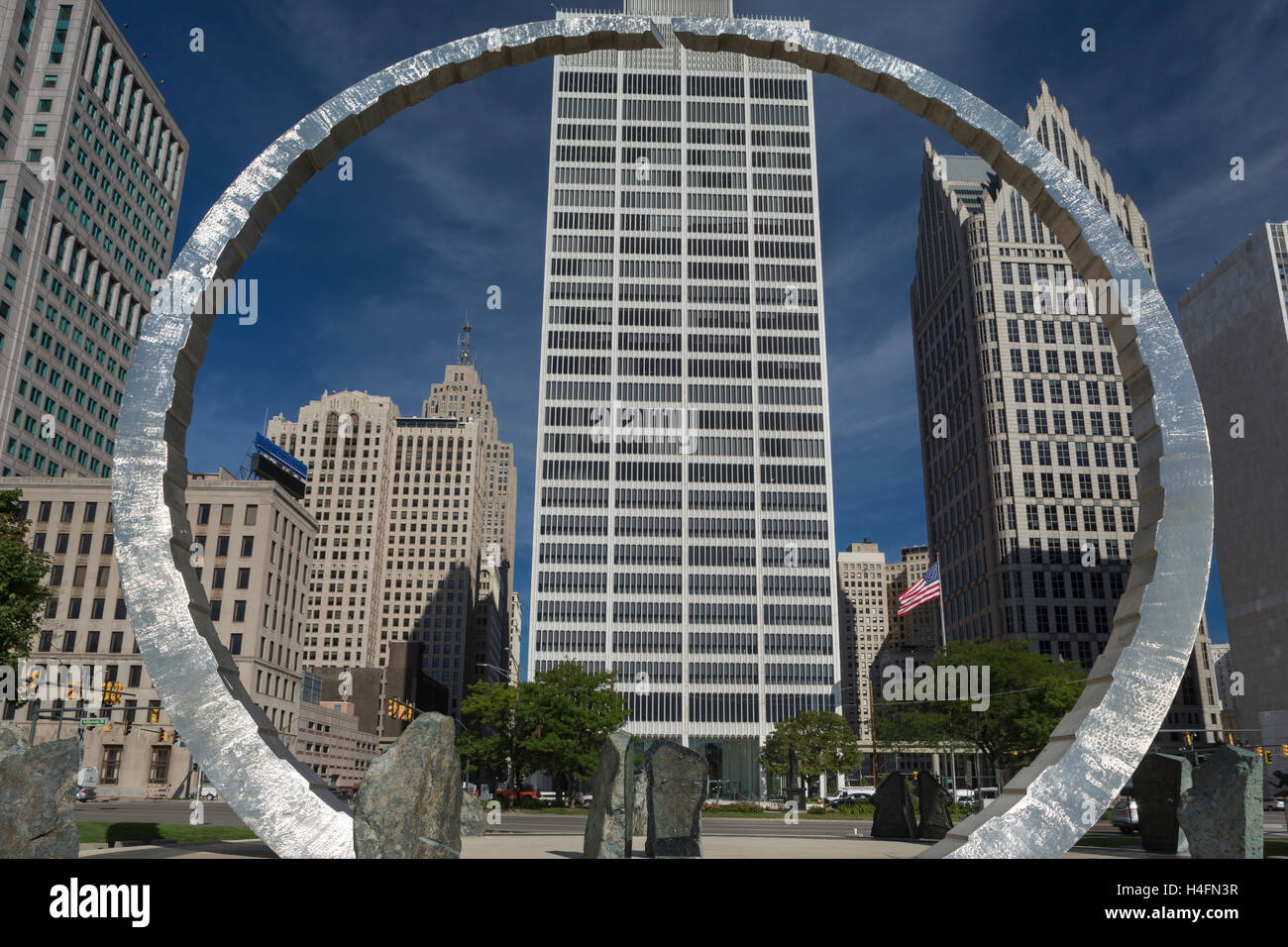 Michigan labor legacy landmark hi-res stock photography and images - Alamy