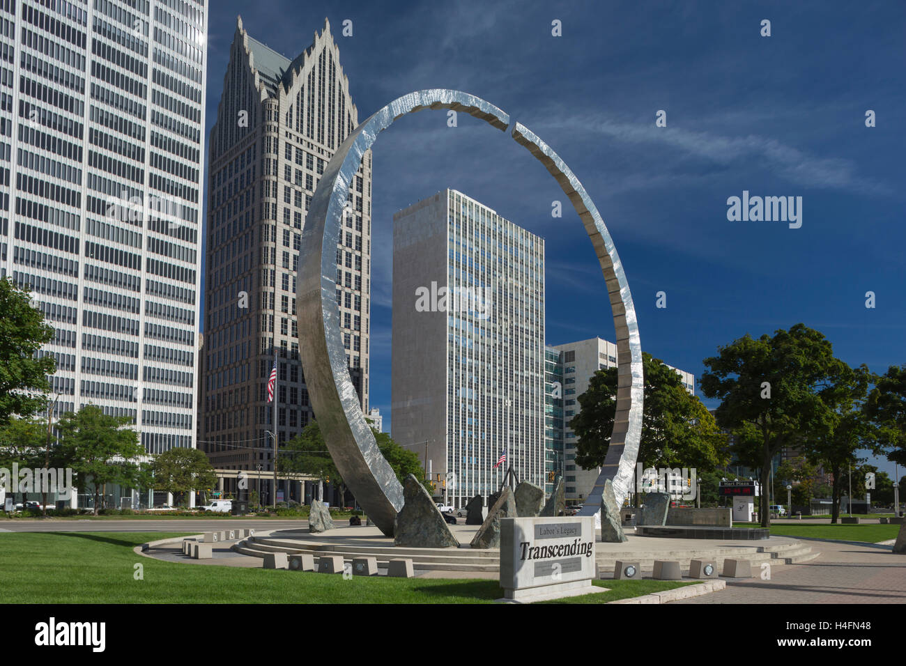 Michigan labor legacy landmark hi-res stock photography and images - Alamy