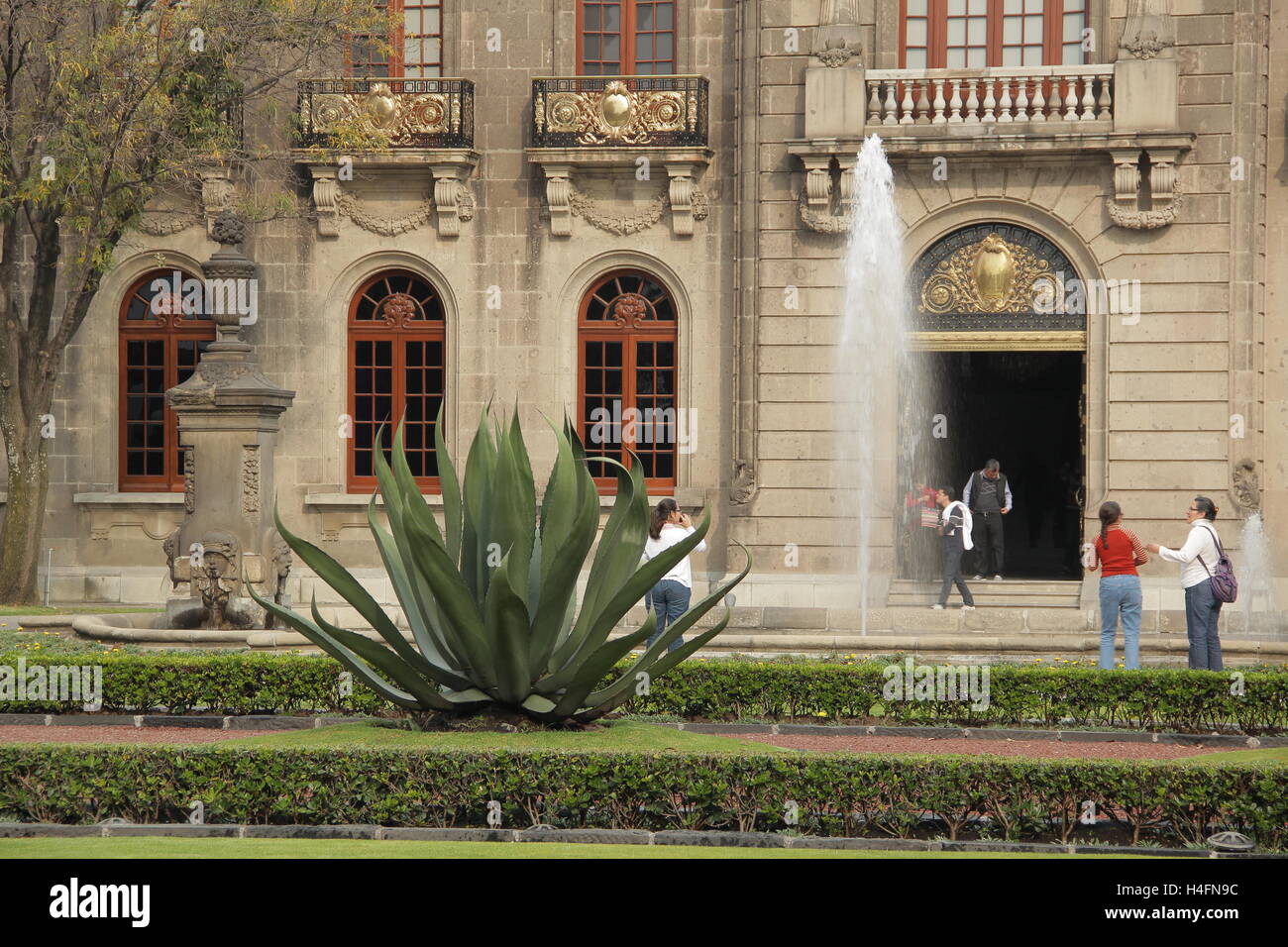 Castle of Chapultepec in Mexico city Stock Photo - Alamy