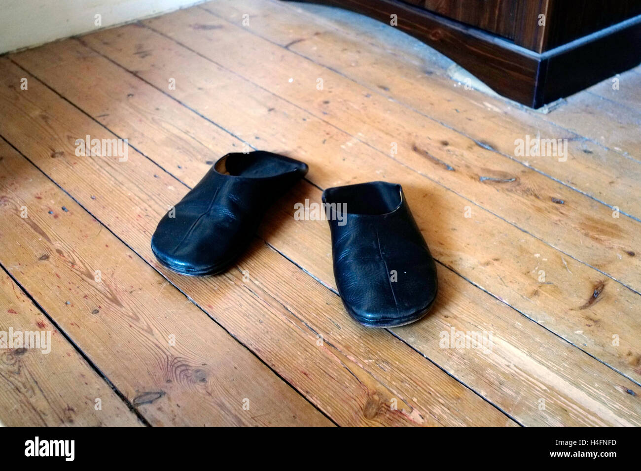 Old worn slippers hi-res stock photography and images - Alamy