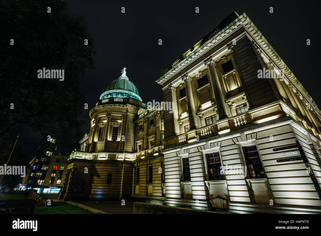 The Mitchell Library, Glasgow, Scotland UK Stock Photo - Alamy