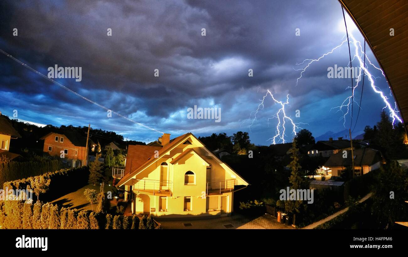 It was a beautiful storm! Stock Photo - Alamy