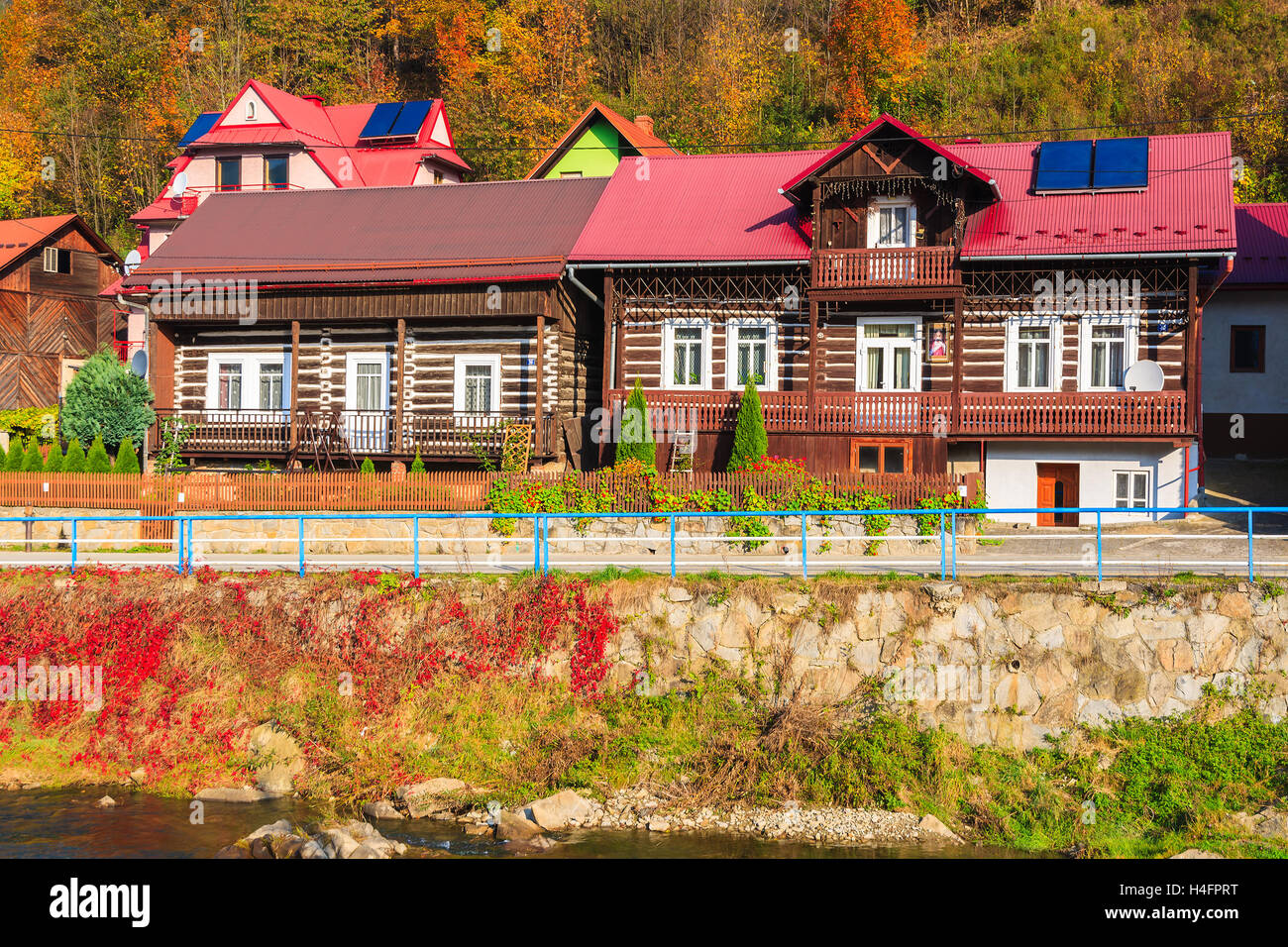 Traditional polish houses hi-res stock photography and images - Alamy