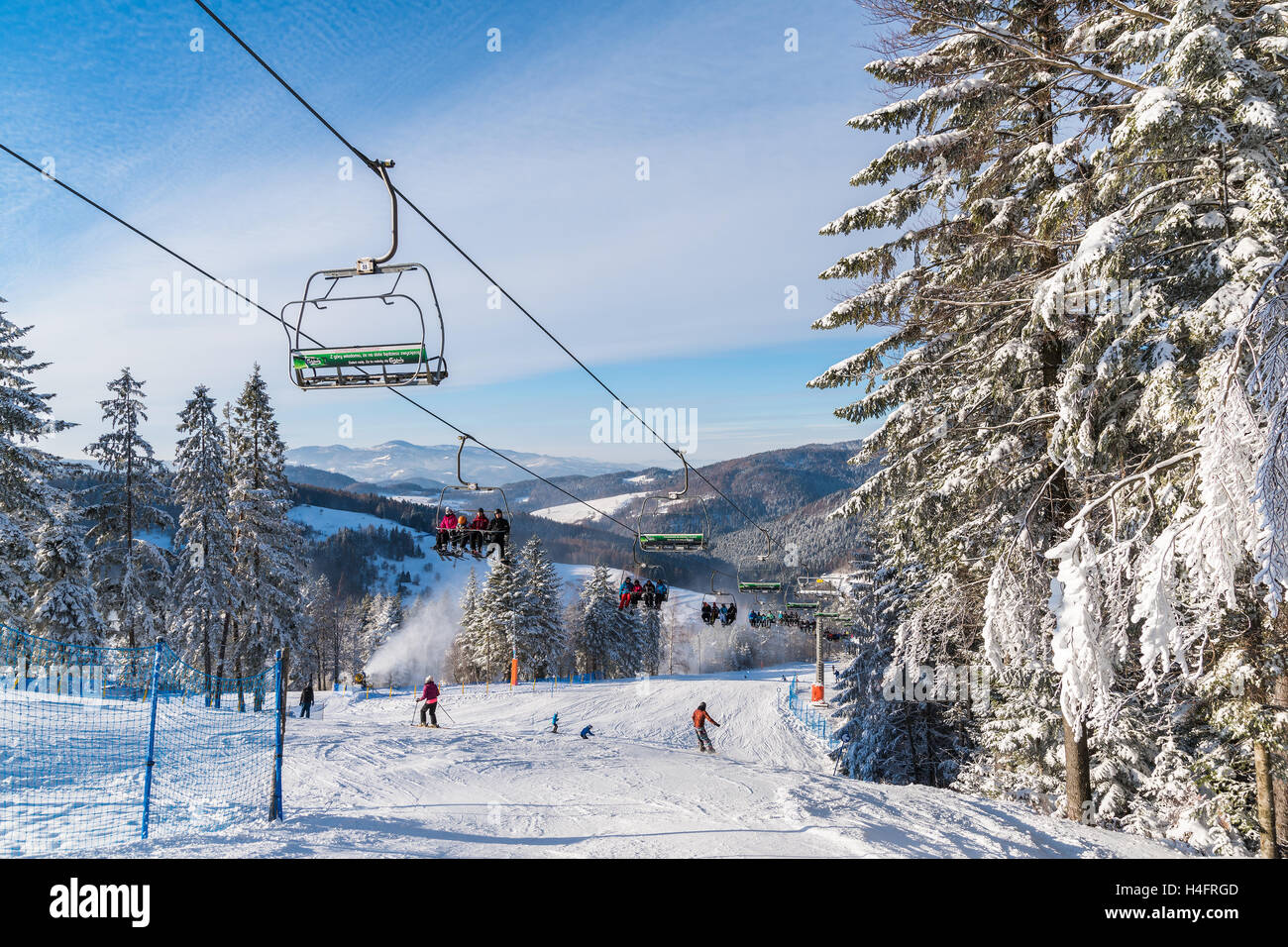 Popular winter resort hi-res stock photography and images - Alamy