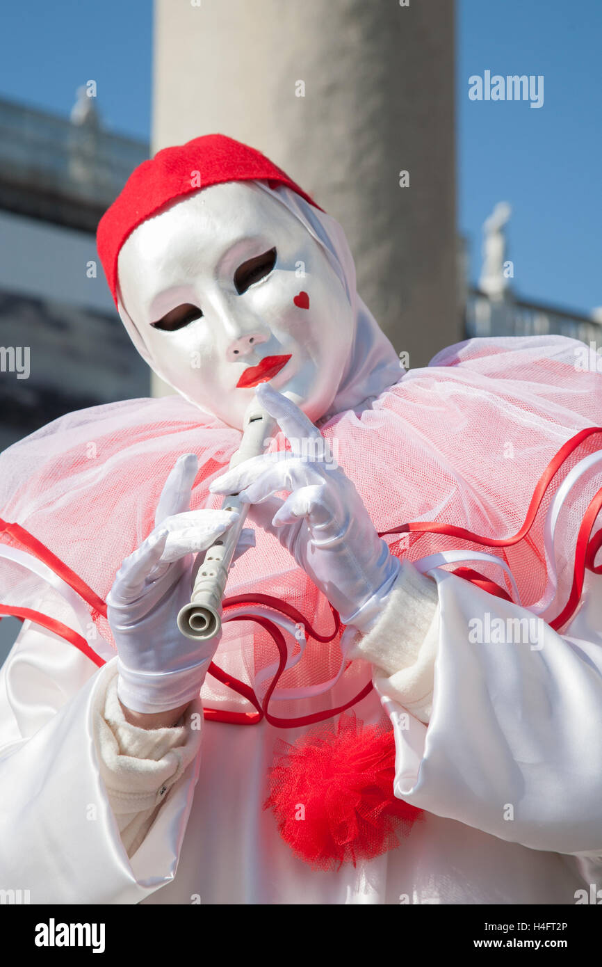 Flute mask hi-res stock photography and images - Alamy