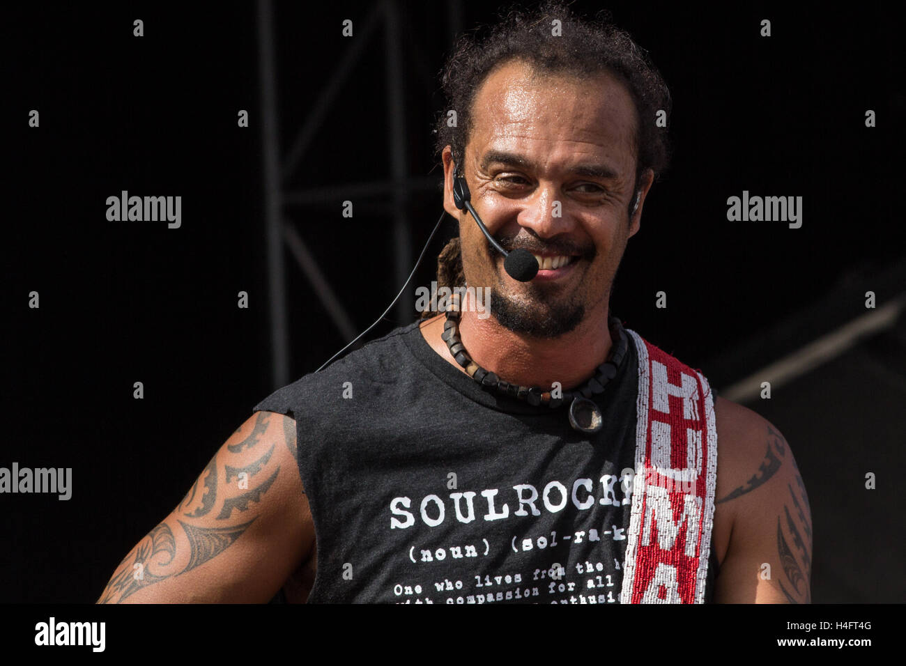 Michael Franti & Spearhead perform at the Tortuga Music Festival on ...