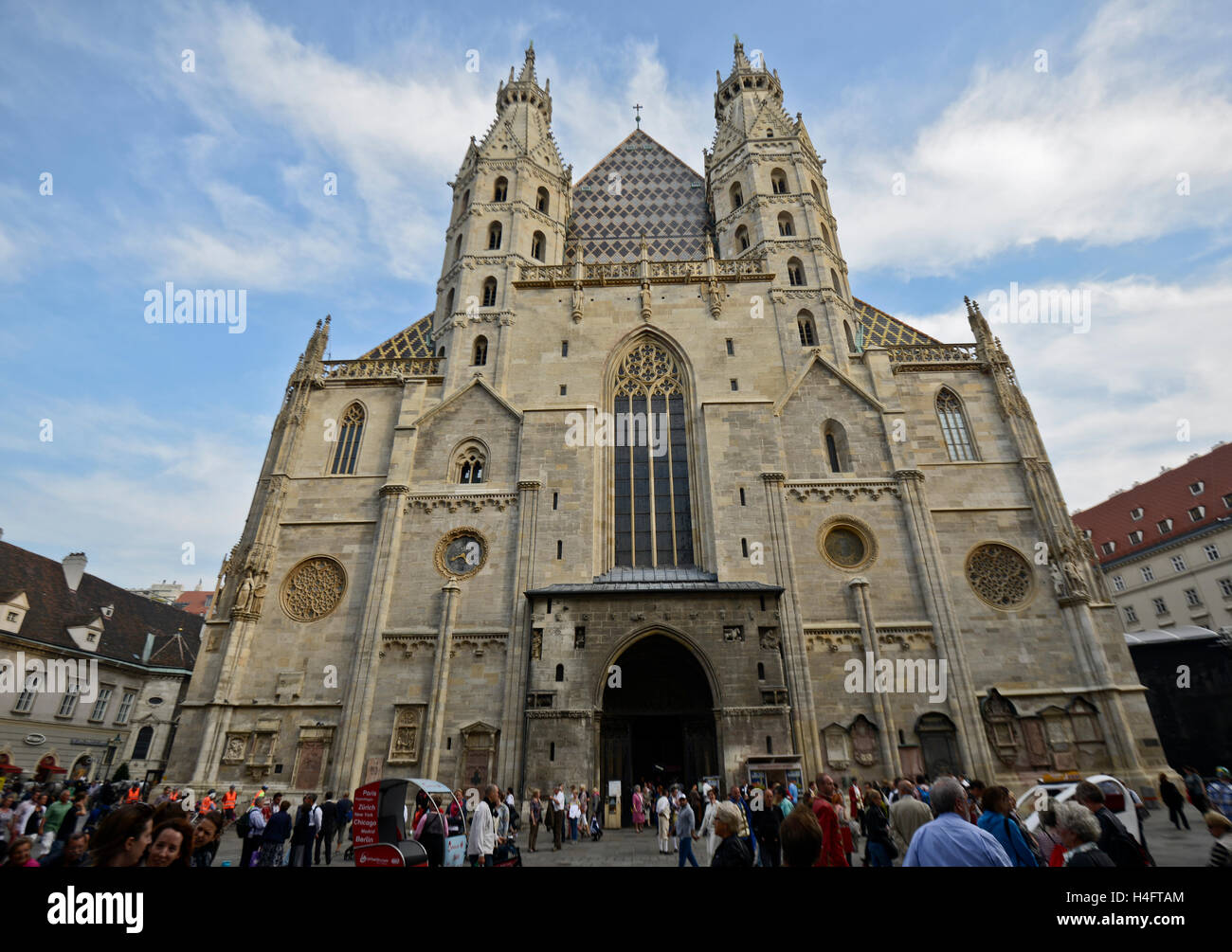 St. Stephen's Cathedral (Stephansdom), Romanesque Towers on the west ...