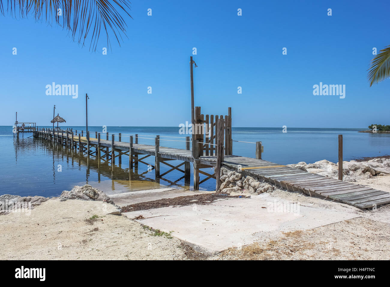 Wooden pier key west hi-res stock photography and images - Alamy