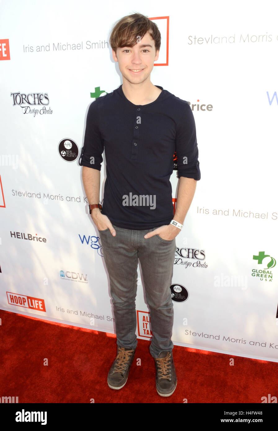 Chad Robert arrives at the 4TH Annual Kailand Obasi Hoop-Life ...