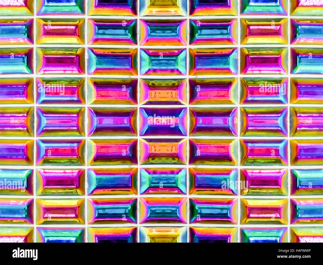 glaze tile jewel color or prestige color decor wall tile Stock Photo ...