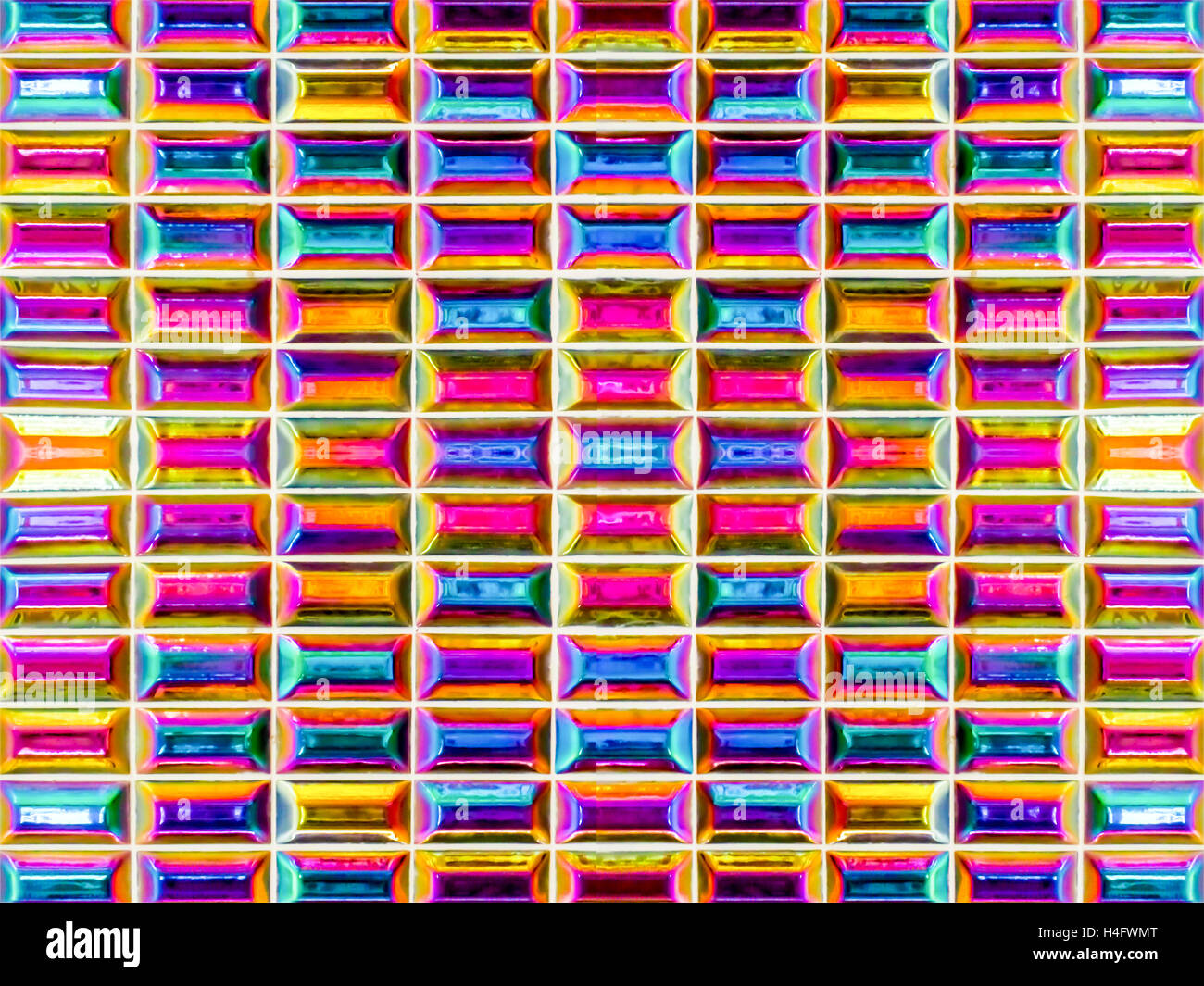 glaze tile jewel color or prestige color decor wall tile Stock Photo ...