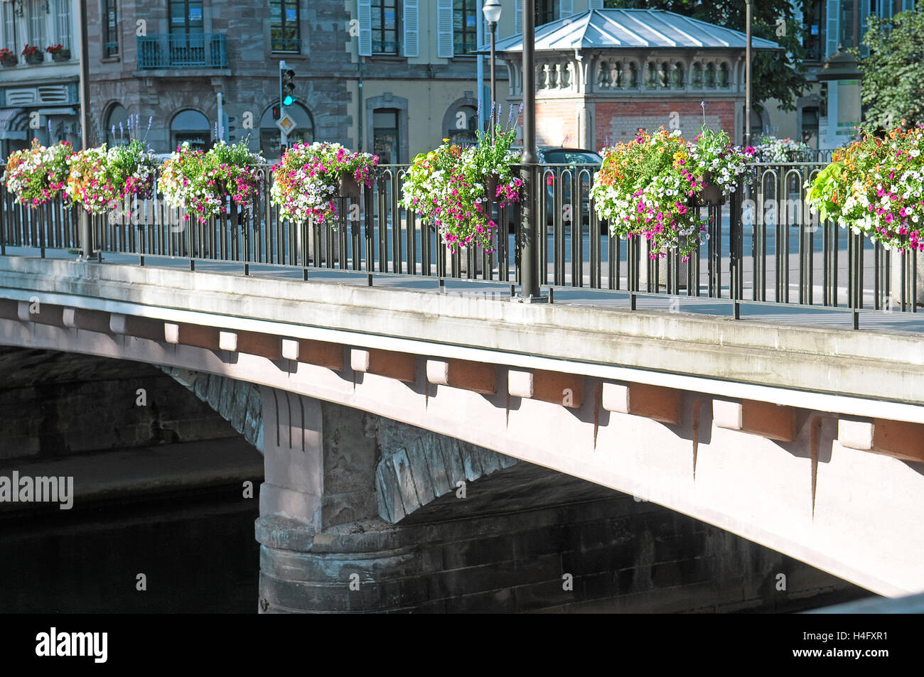 beautiful bridge in the city Strasbourg France Stock Photo - Alamy