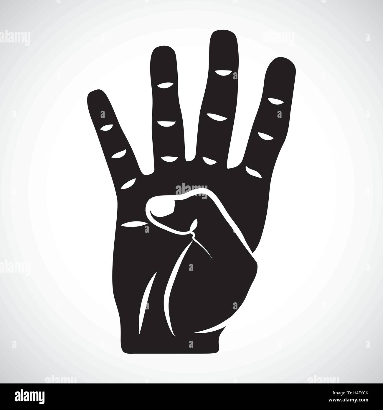 Icon Set Hand for the creative use in graphic design Stock Vector Image ...