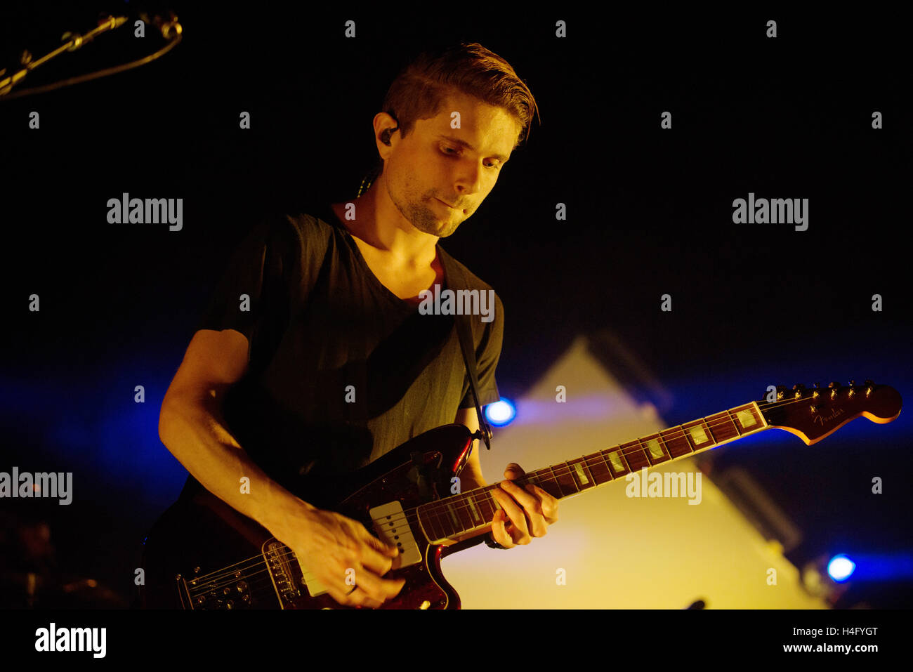 Tavish Crowe plays guitar at Noise Pop during Carly Rae Jepson's Gimme ...