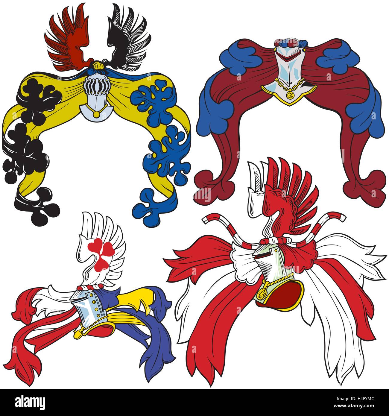 Heraldic coat of arms hi-res stock photography and images - Alamy