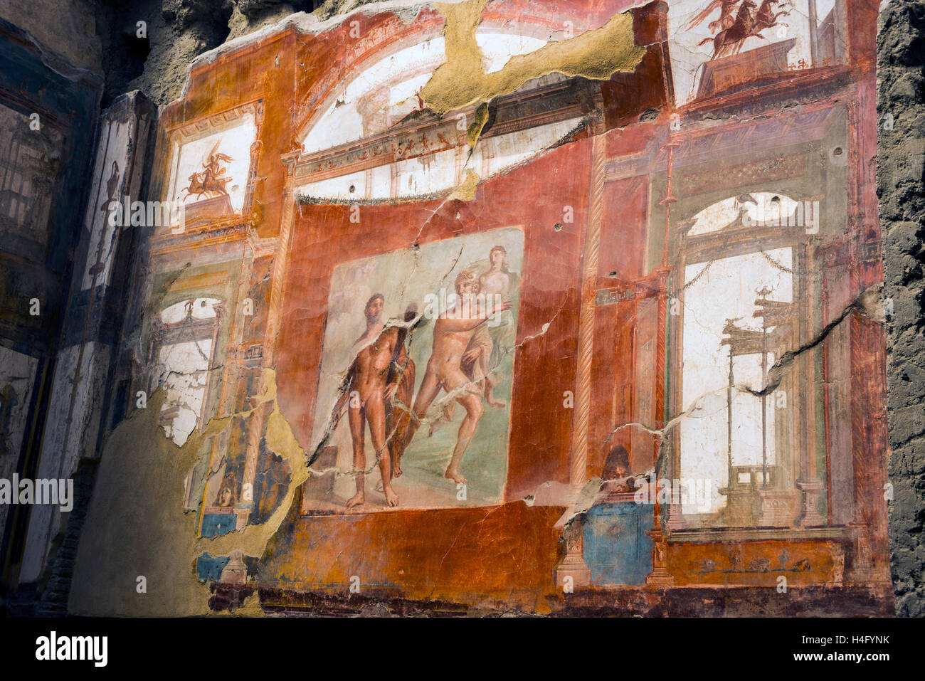 Ercolano herculaneum fresco hi-res stock photography and images - Alamy