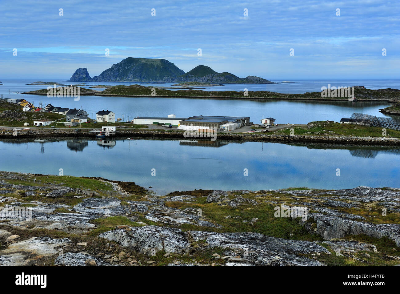 landscape of Mageroya Island near Gjesvaer, Nordkapp, Norway Stock ...
