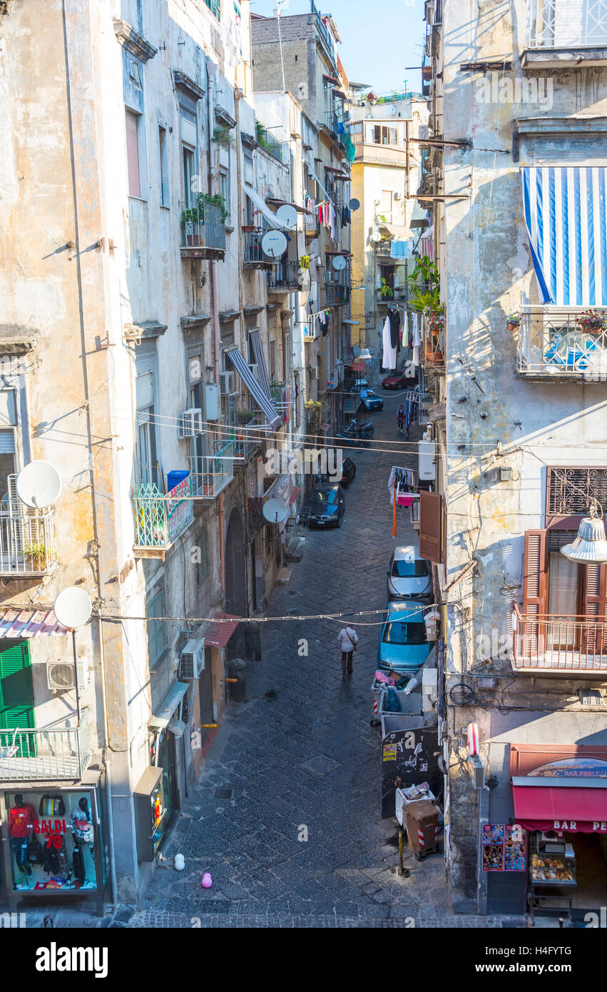 Naples italy street hi-res stock photography and images - Alamy