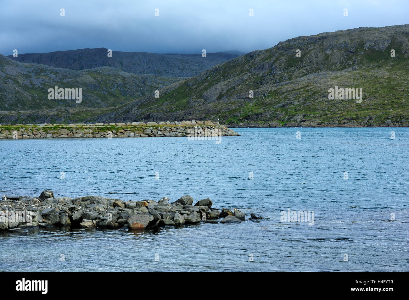 sea landscape near Skarsvag, Finnmark, Norway Stock Photo - Alamy