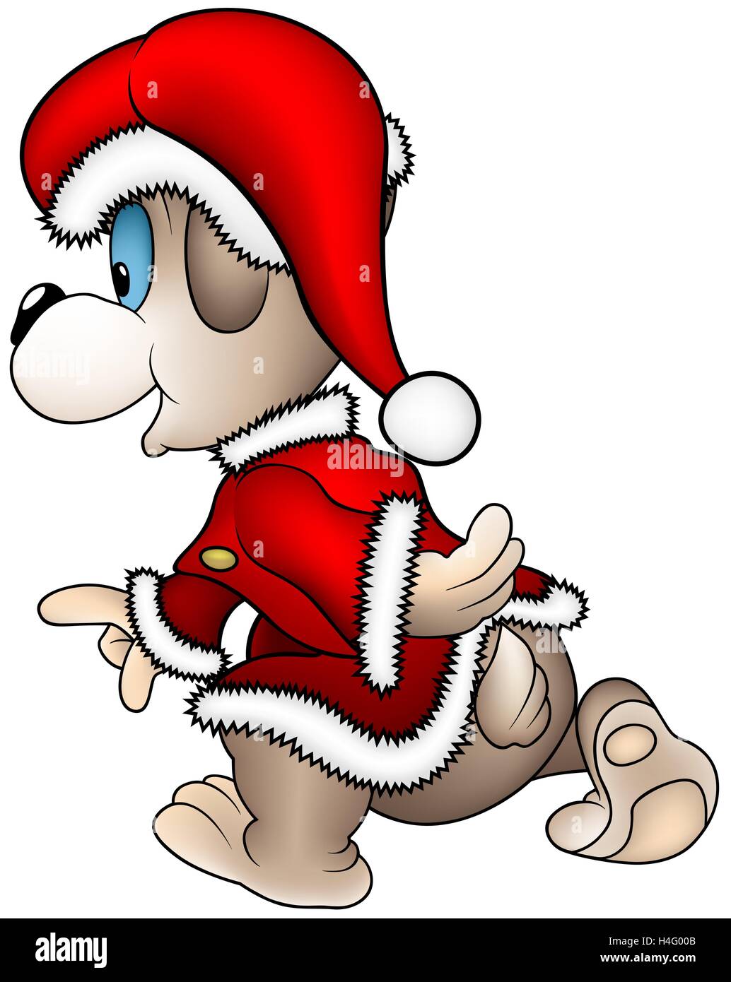 Bear Santa Claus Stock Vector Image & Art - Alamy