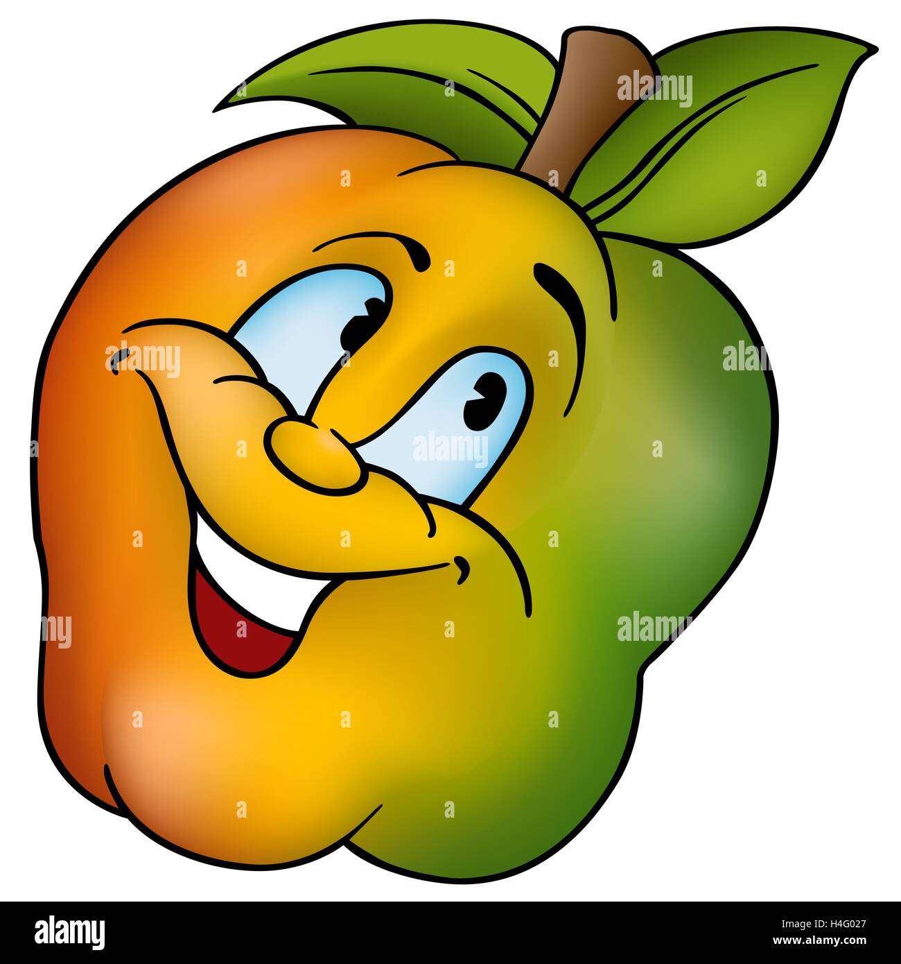 Happy Apple Smiling Stock Vector Image & Art - Alamy
