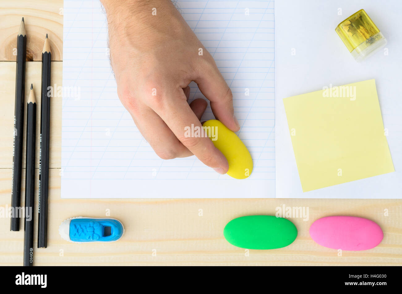 Rubber pencil hi-res stock photography and images - Alamy