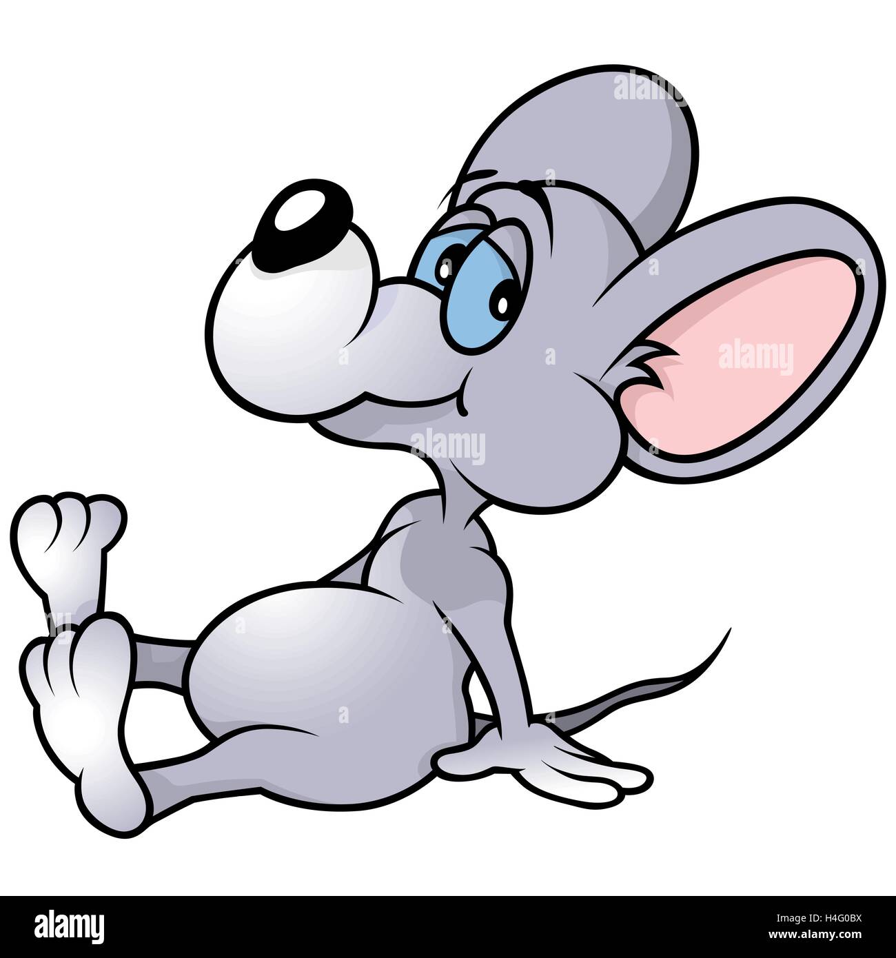 Sitting on mouse Stock Vector Images - Alamy