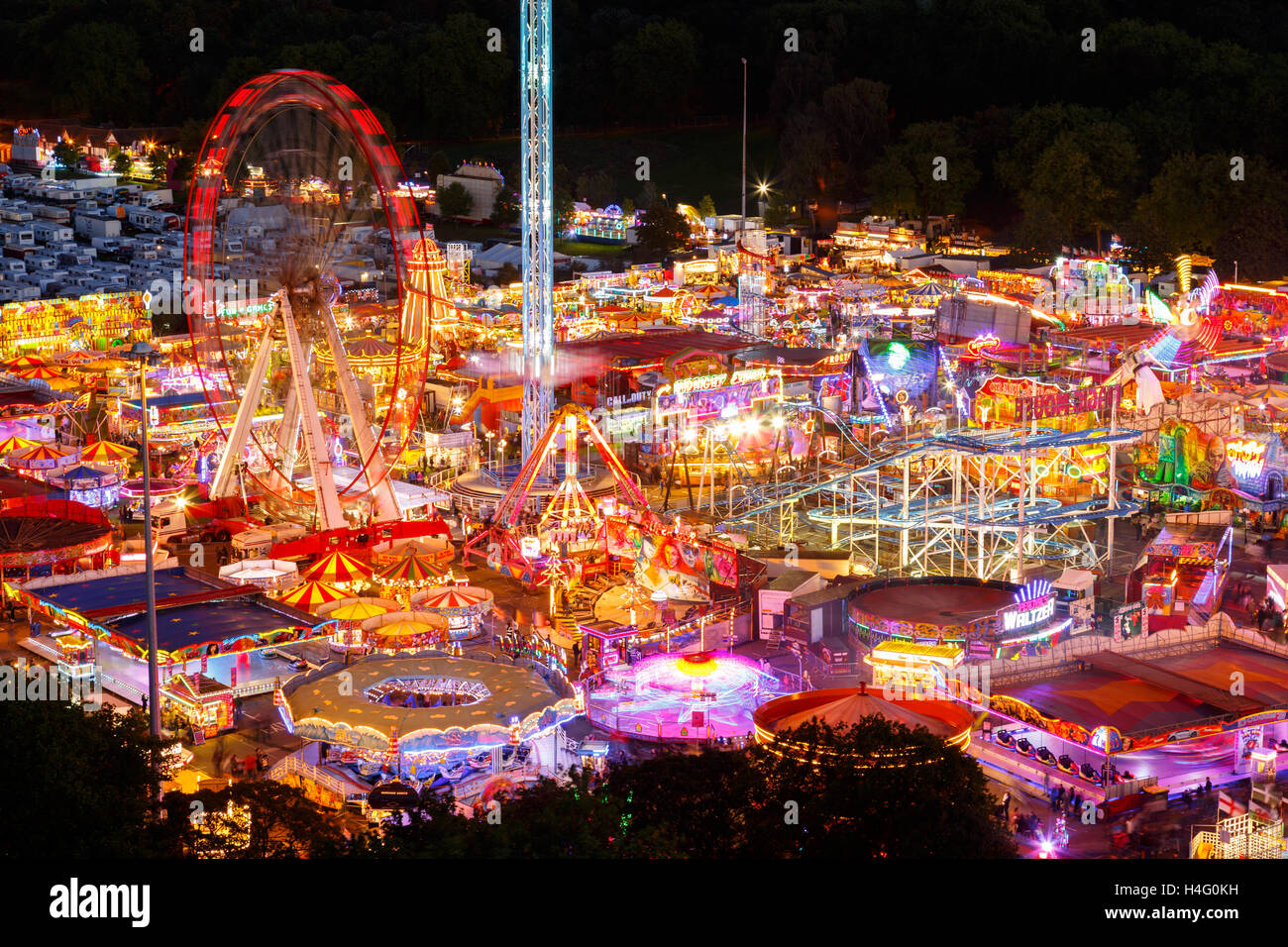 Goose fair rides hi-res stock photography and images - Alamy