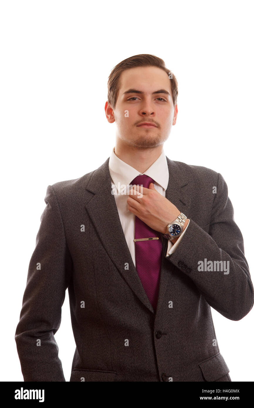 Man in suit Stock Photo - Alamy