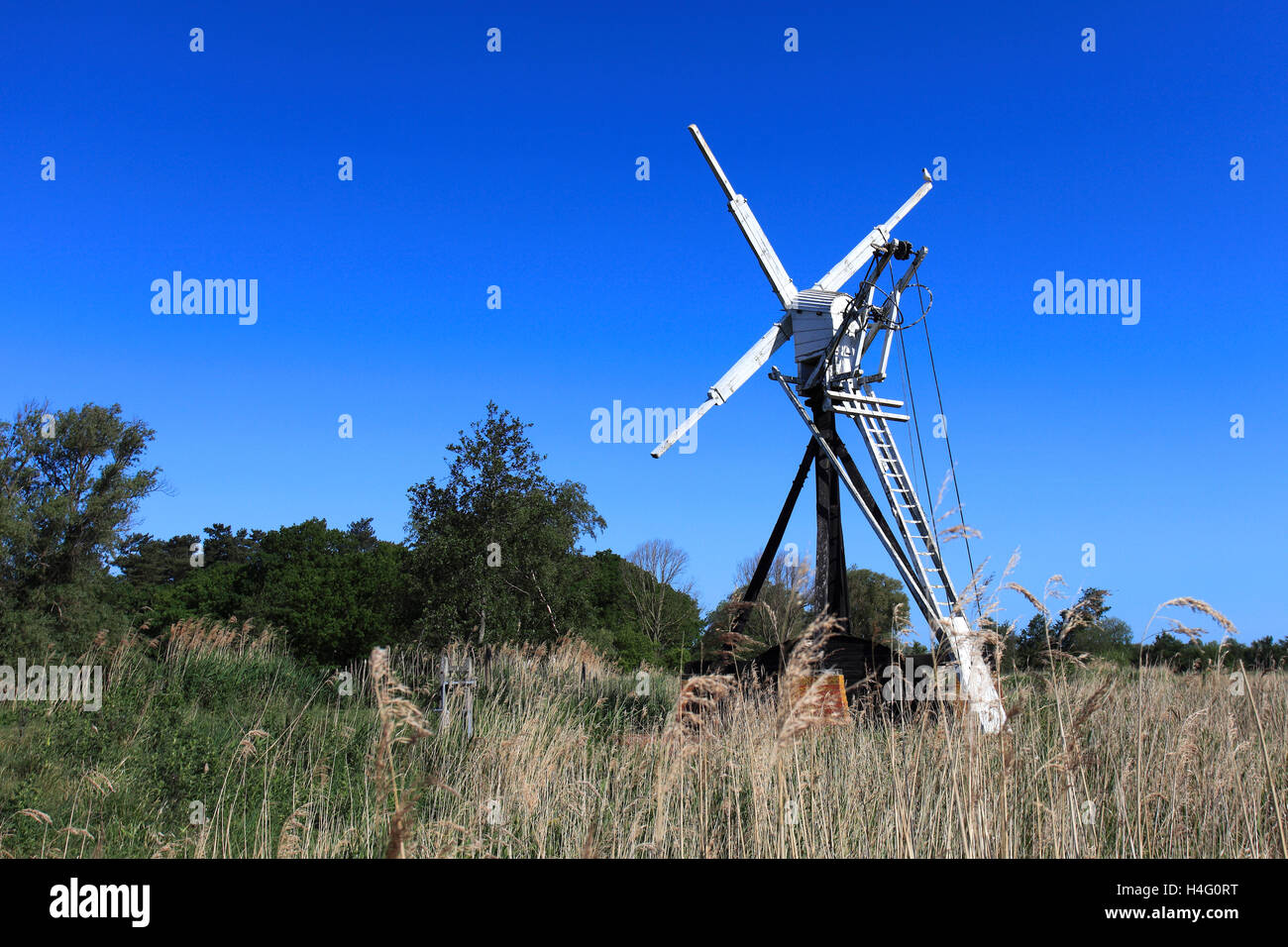 How Hill Windpump, How Hill Staithe, Norfolk Broads National Park ...