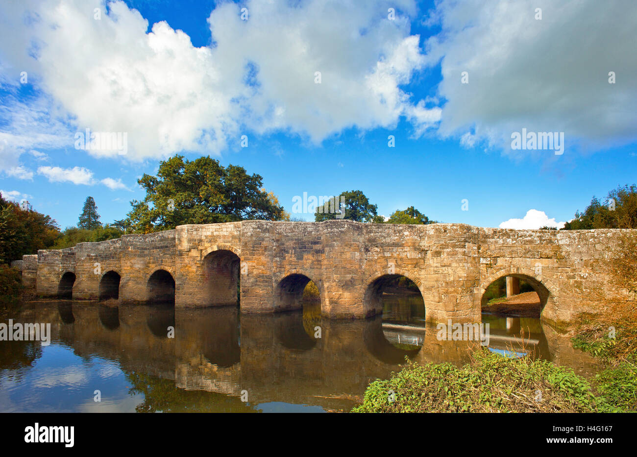 Stopham Bridge near Pulborough Stock Photo - Alamy