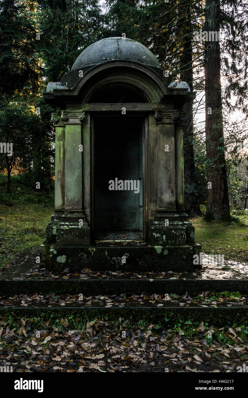 The Baillie Mausoleum, Polkemmet country park, West Lothian, Scotland ...