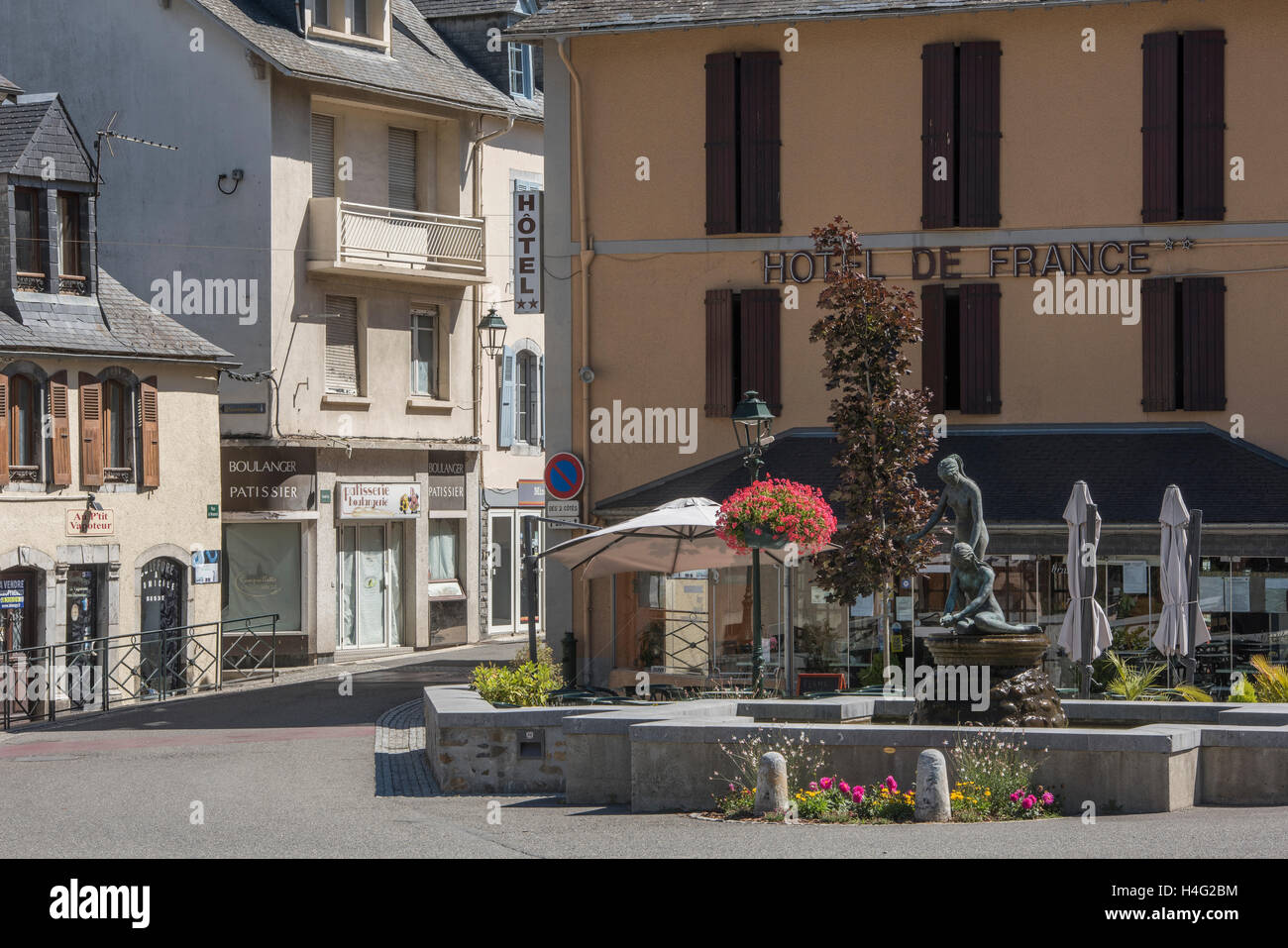 Arreau in the Hautes Pyrenees department of France Stock Photo - Alamy