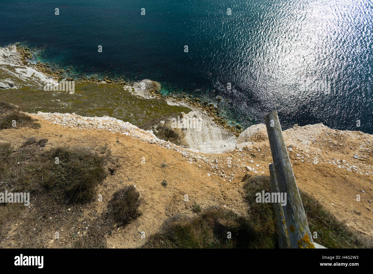 Tennyson Down is a hill at the west end of the Isle of Wight just south ...