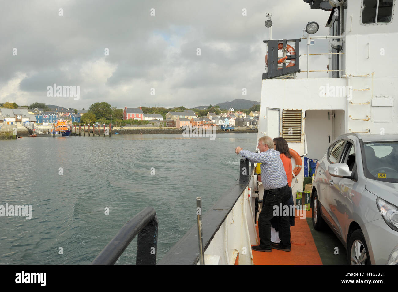 Bere Island Ferry Leaving Castletownbere Stock Photo - Alamy