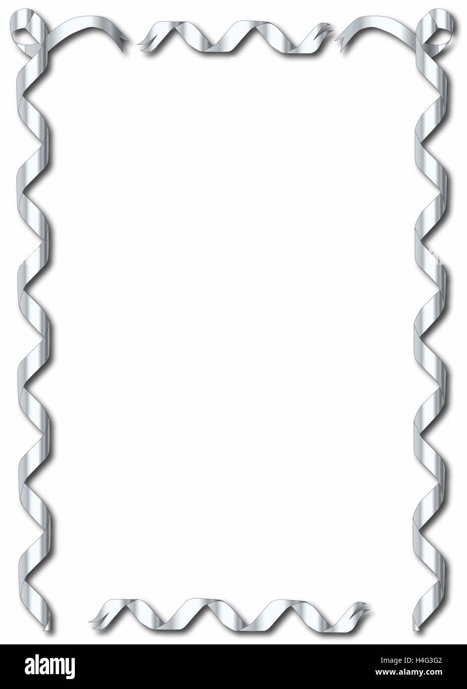Silver border Stock Vector Images - Alamy