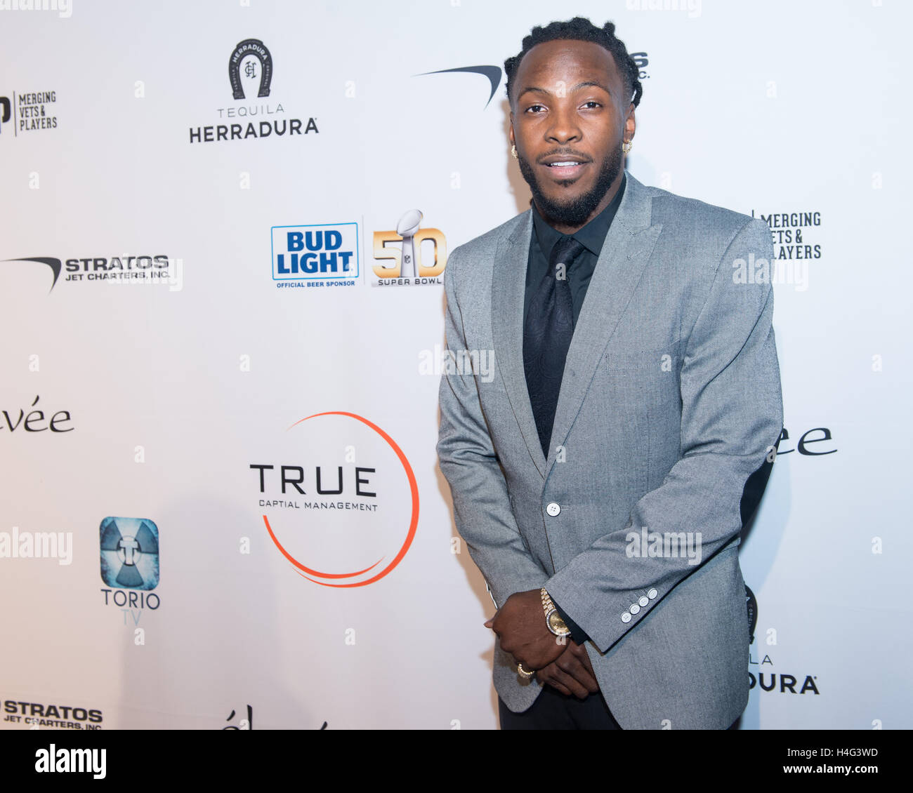 Markus Wheaton poses for a photo at the Glazer Palooza + Suits ...