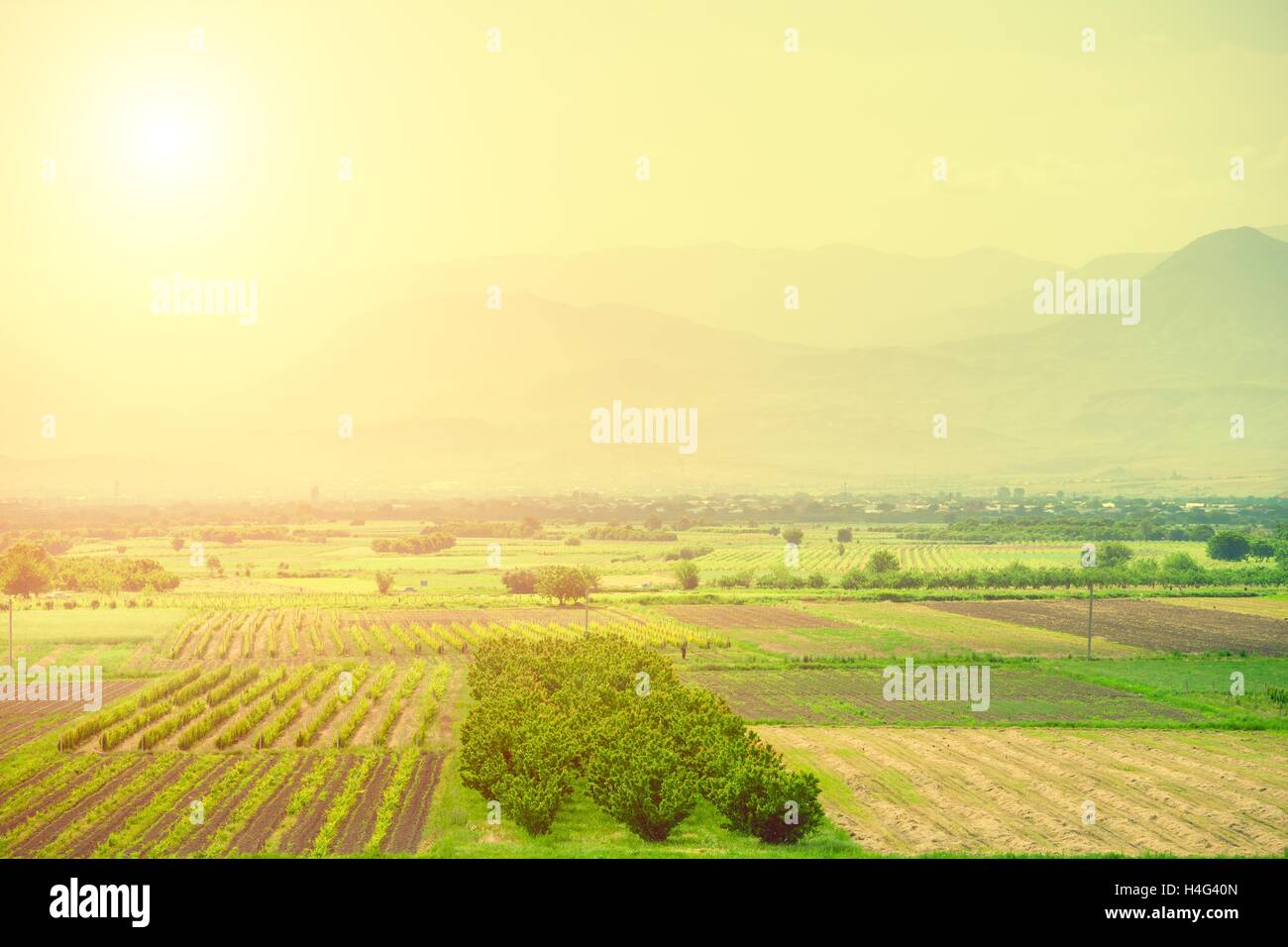 Blue hills background hi-res stock photography and images - Alamy